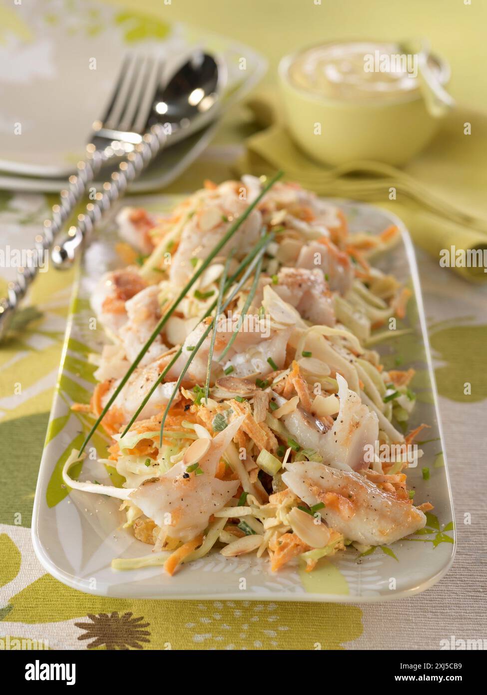 Cold cabbage and cod Stock Photo - Alamy