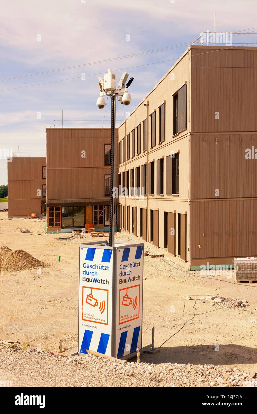 New development area Freiham, Munich West, new district, 350 hectares ...