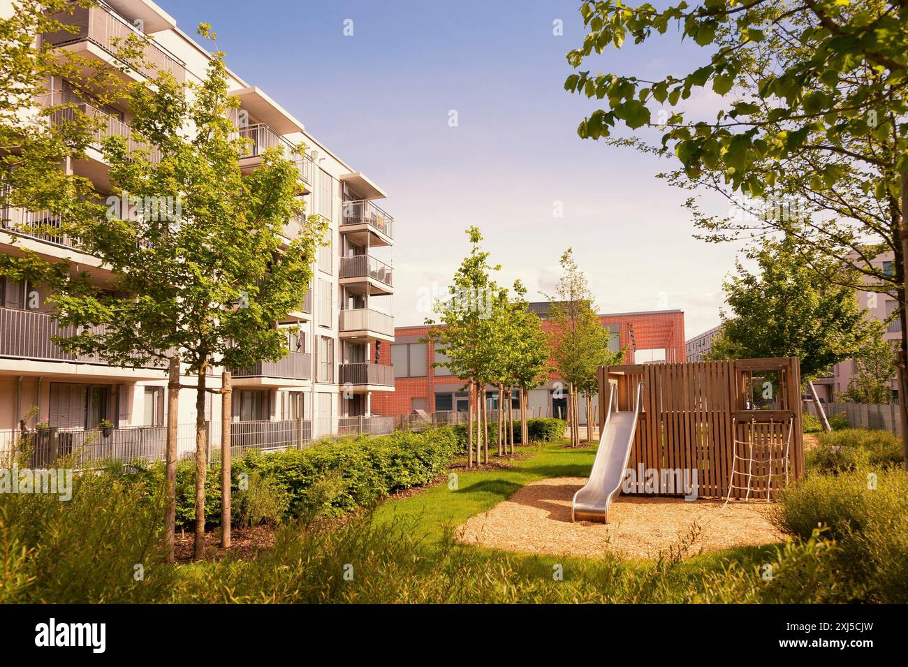 Freiham development area, Munich West, new district, 350 hectares ...