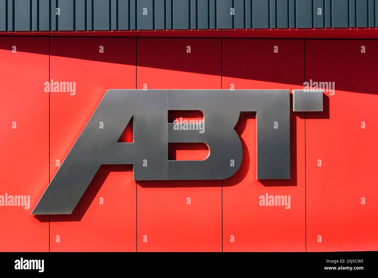 Logo and lettering, Abt Sportsline GmbH, Kempten, Bavaria, Allgaeu ...