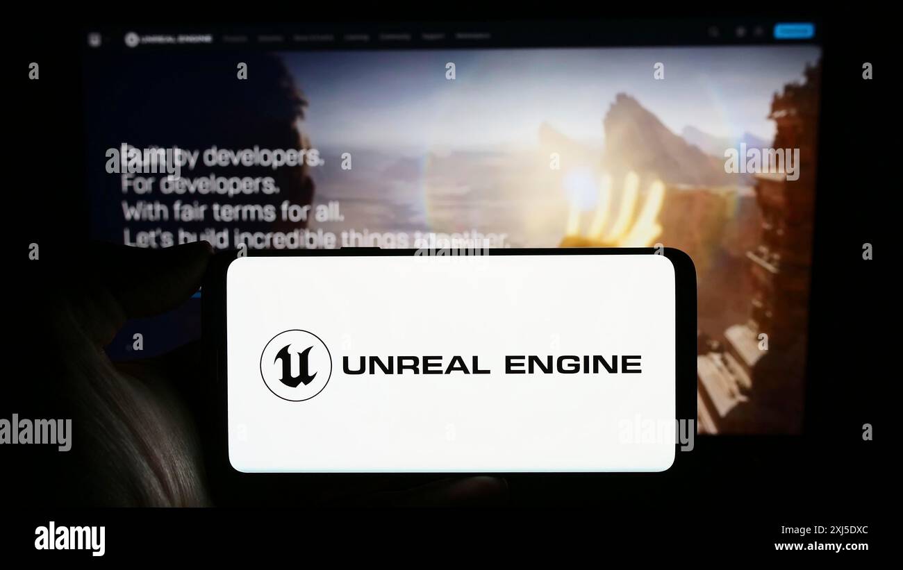 Unreal engine logo hi-res stock photography and images - Alamy