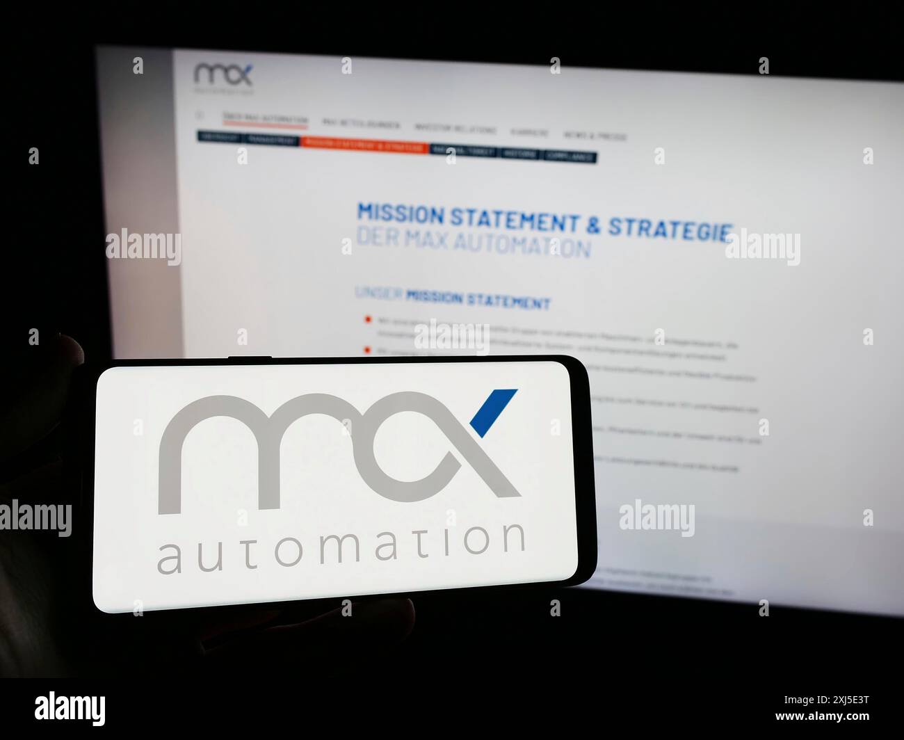 Max automation logo hi-res stock photography and images - Alamy