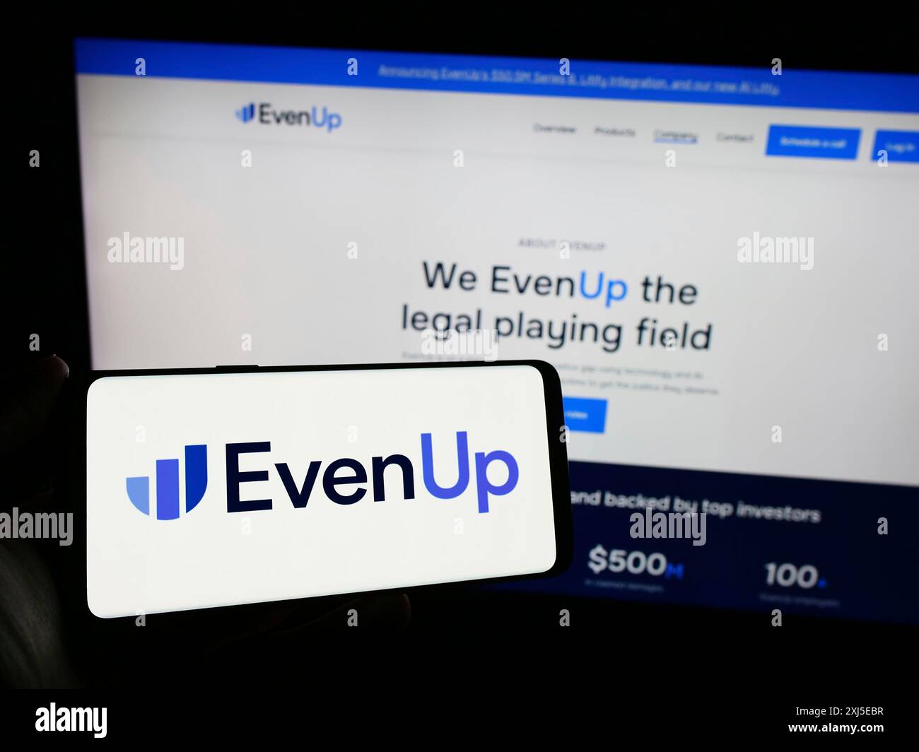 Evenup logo hi-res stock photography and images - Alamy