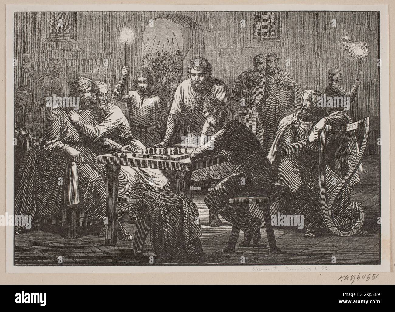 Ilustration to Fabricius' History of Denmark. Henneberg, H. C. 1826 ...