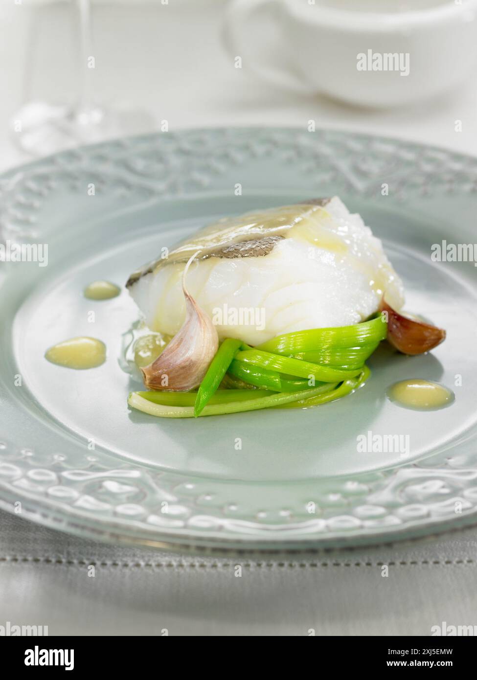 Salt-cod with crushed whole wheat Stock Photo - Alamy