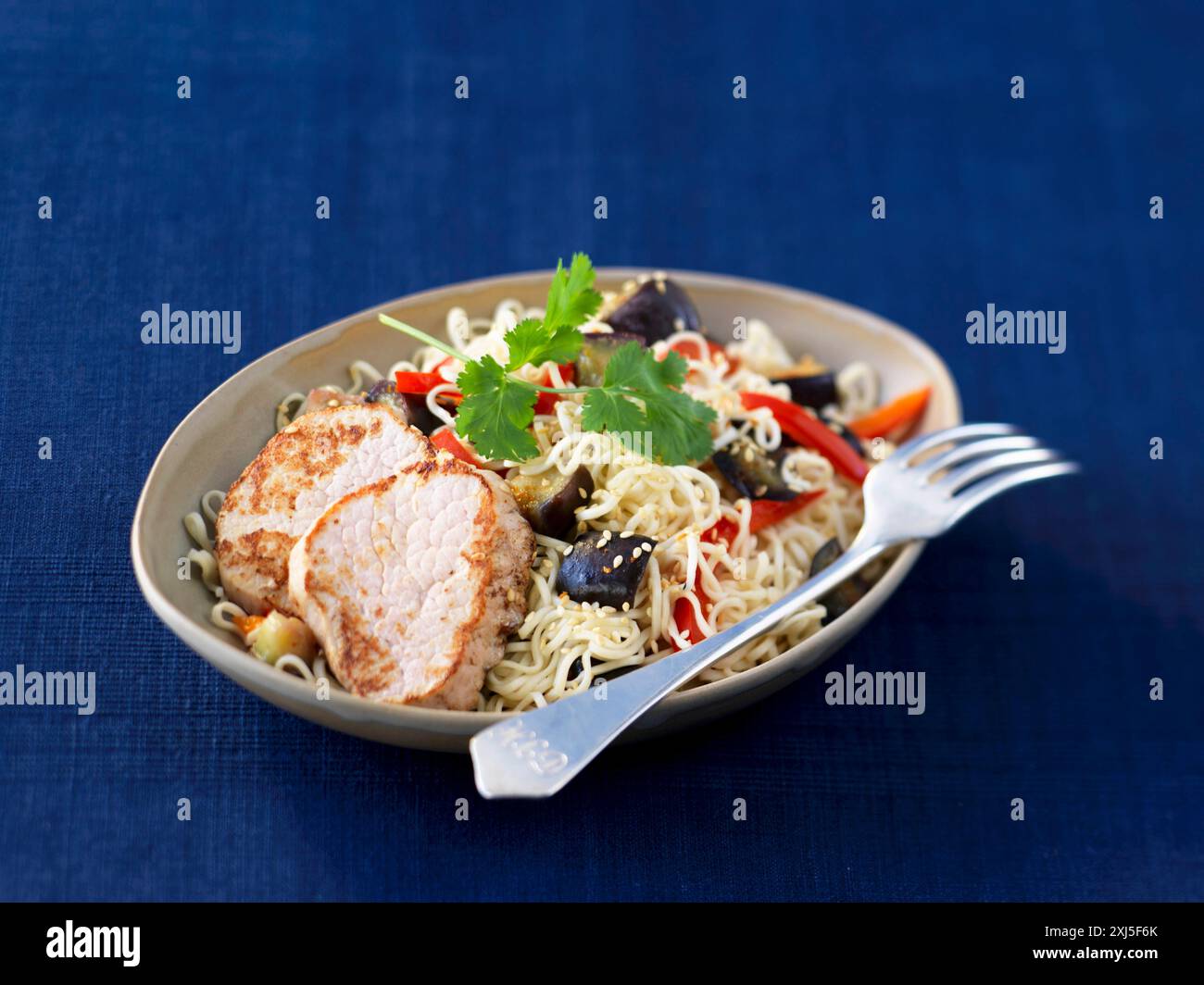 Long asian eggplant hi-res stock photography and images - Alamy