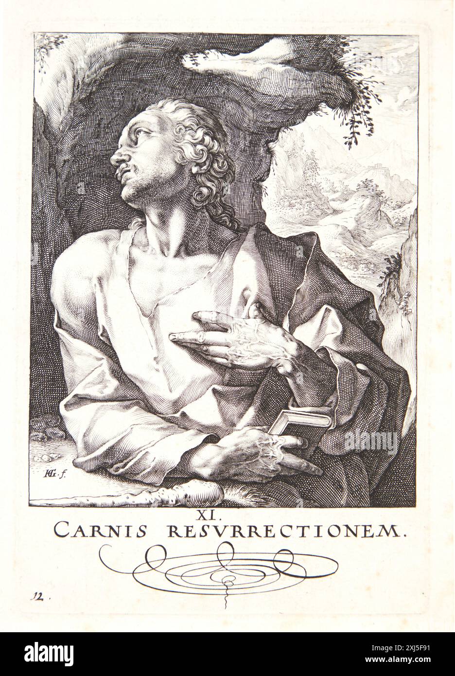 Jude Thaddaeus Goltzius, Hendrick 1558 - 1617 Copper engraving, Print ...