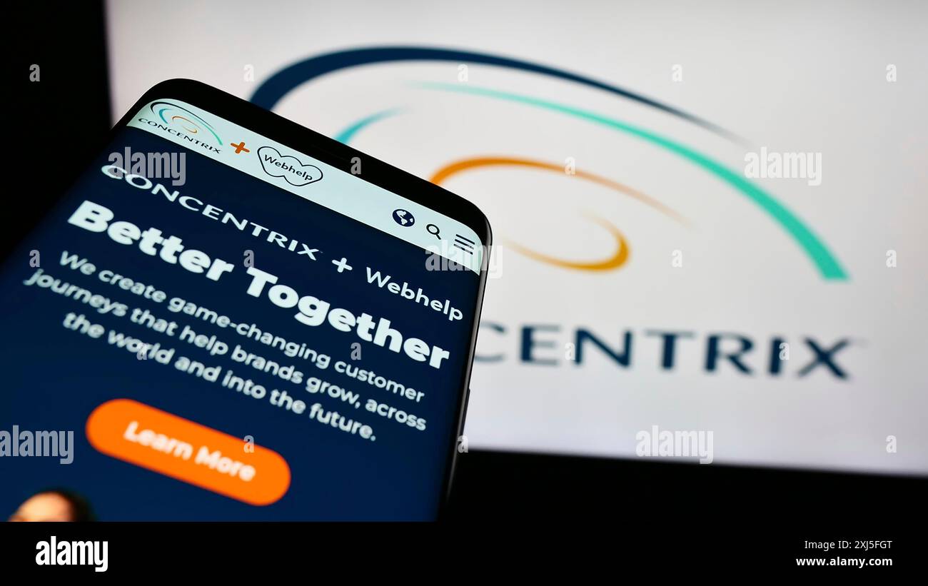 Concentrix logo hi-res stock photography and images - Alamy
