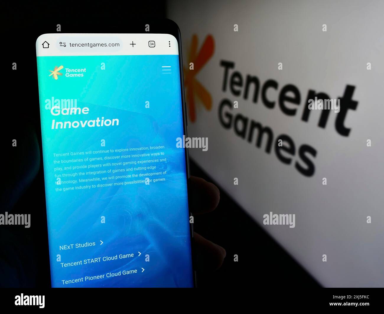 Tencent games logo hi-res stock photography and images - Alamy