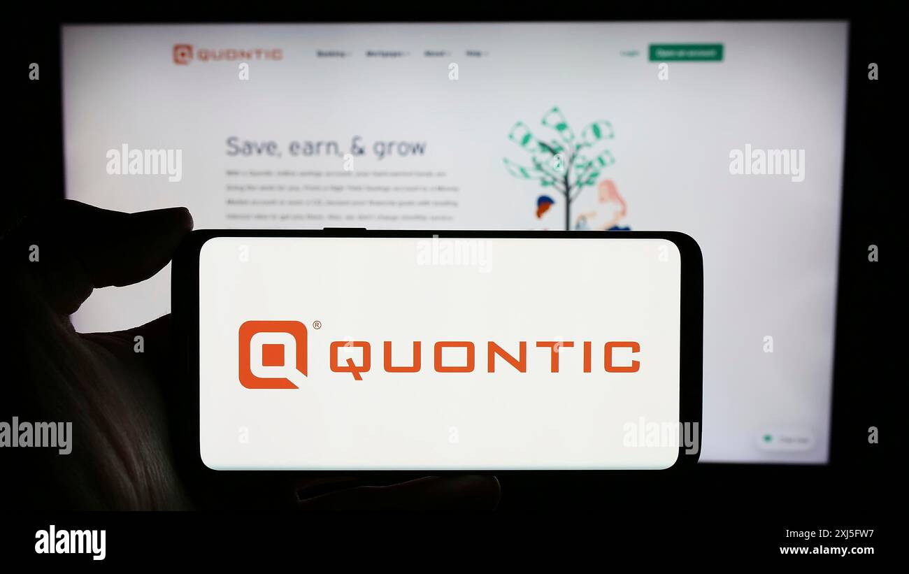 Quontic bank logo hi-res stock photography and images - Alamy