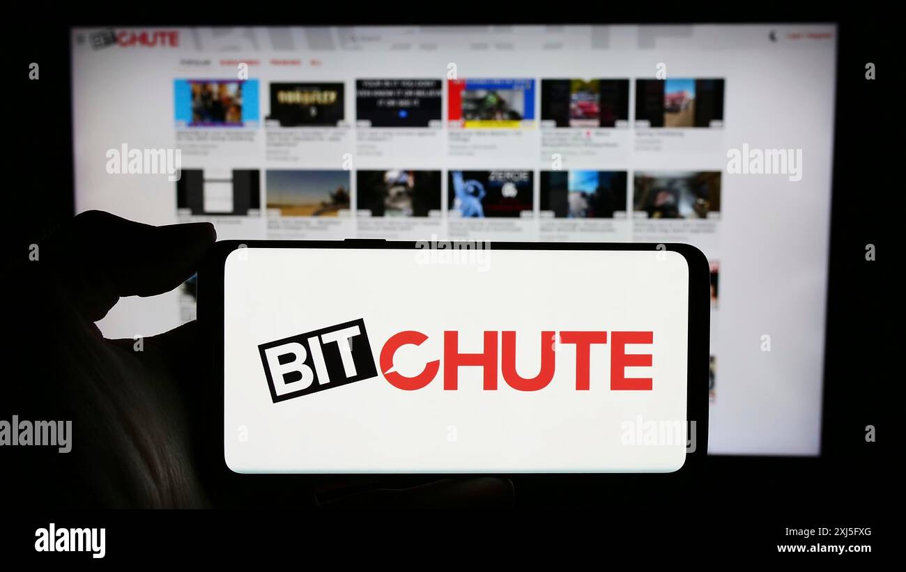 Bit chute logo hi-res stock photography and images - Alamy