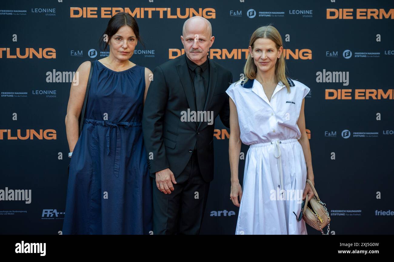 Berlin, Germany. 16th July, 2024. Actress Nicolette Krebitz (l-r ...