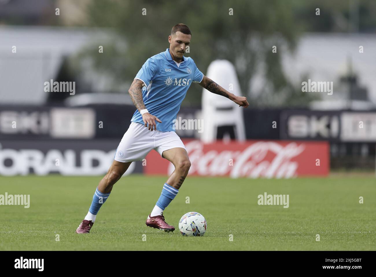 Napoli's Spanish defender Rafa Marin during friendly match SSC Napoli ...
