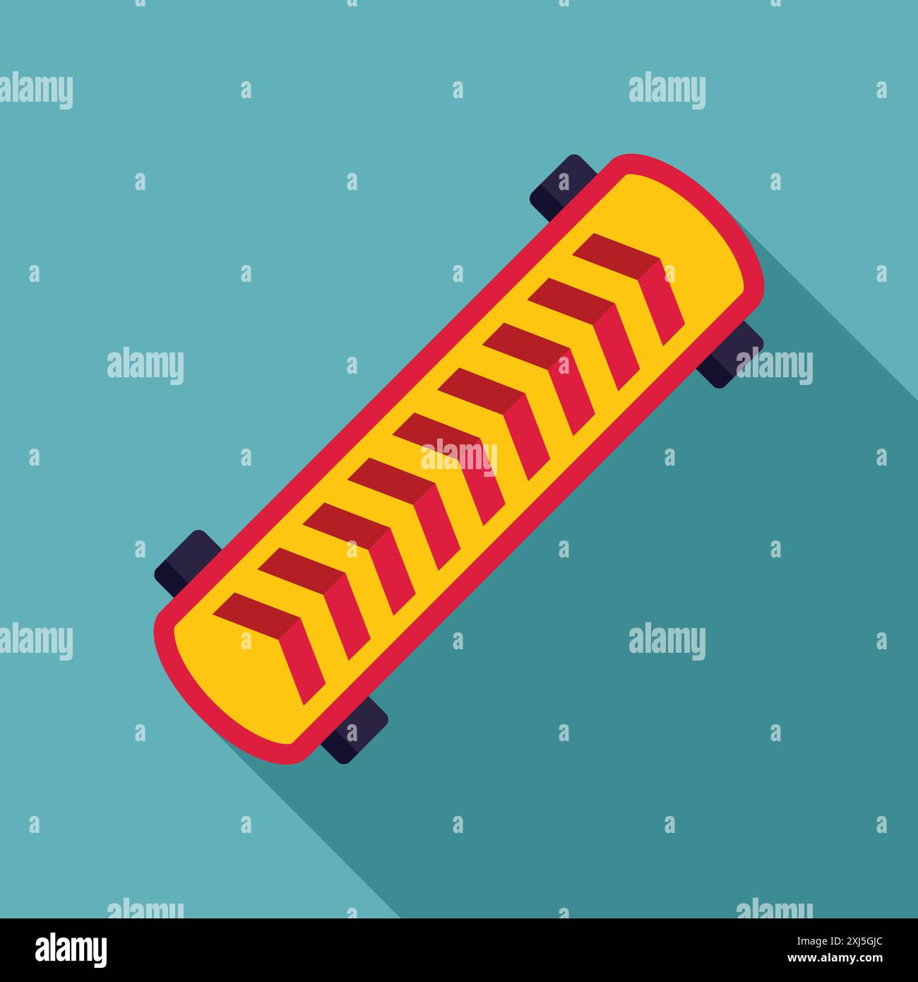 Speed bump warning sign indicating a traffic calming device for road ...