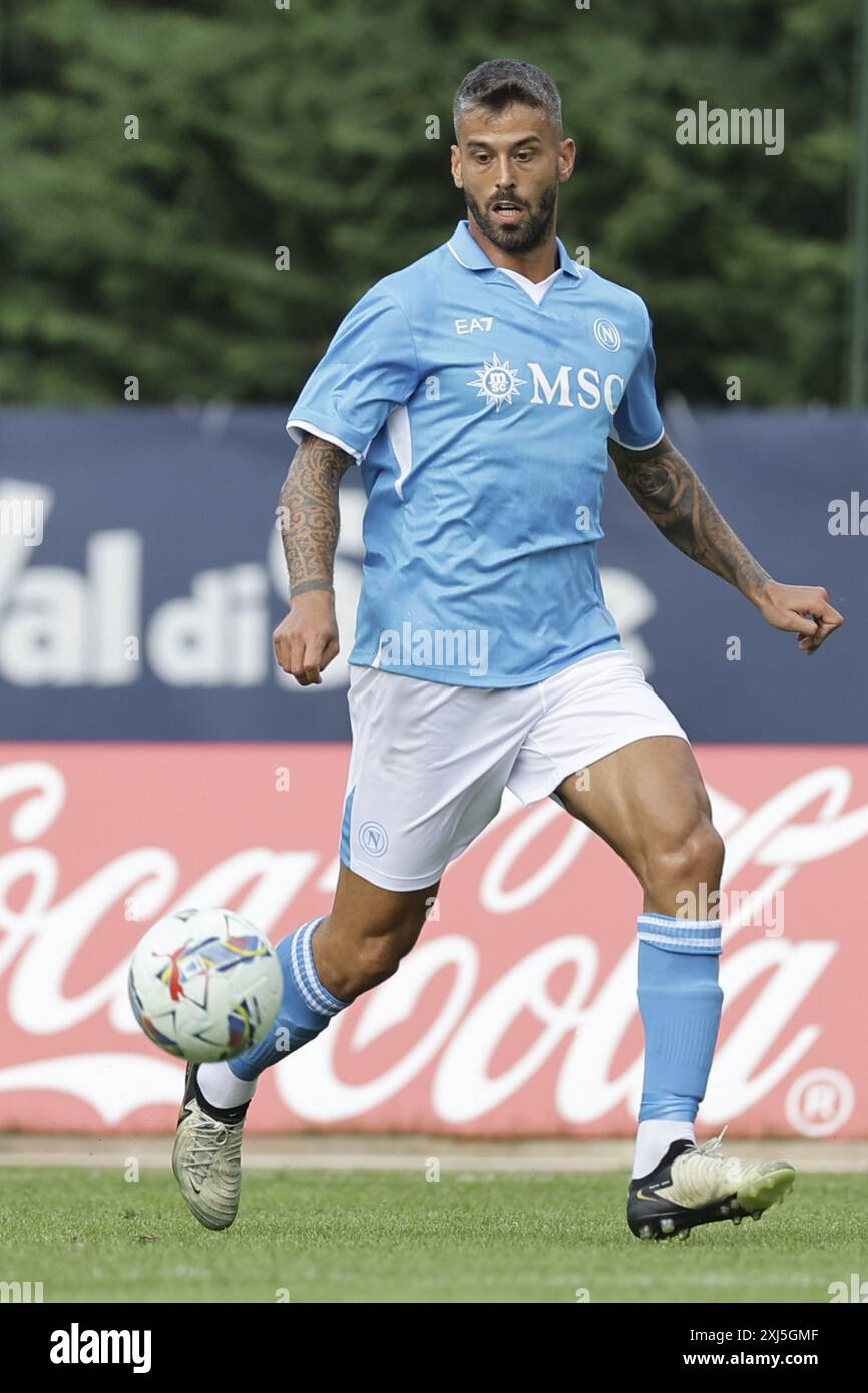 Napoli's Italian defender Leonardo Spinazzola during friendly match SSC ...