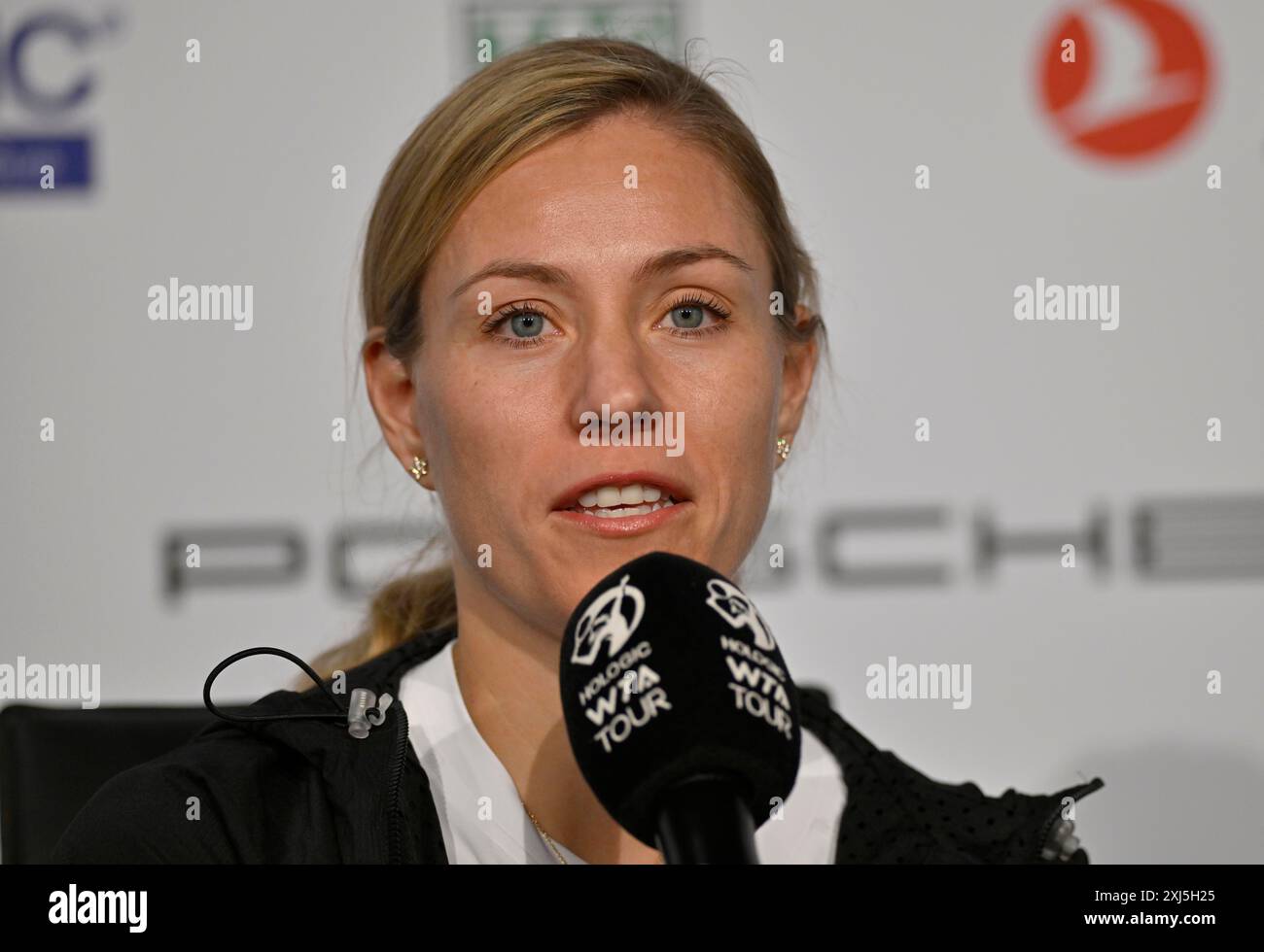 Angelique Kerber (GER) portrait, press conference, press conference ...
