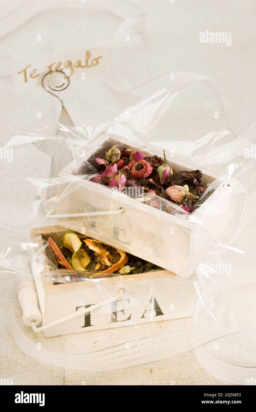 Green and red infusions Stock Photo - Alamy