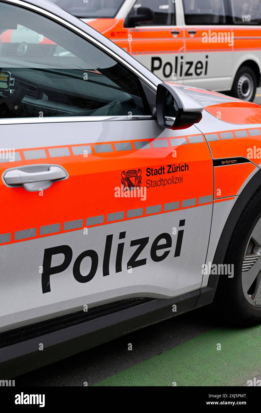 Police car Zurich city police, Switzerland Stock Photo - Alamy