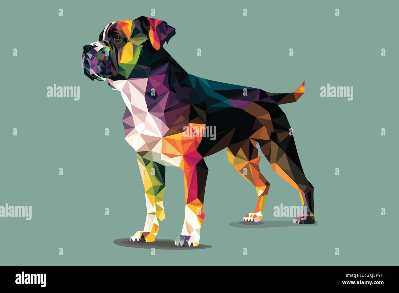 Hand drawn low poly Stock Vector Images - Alamy
