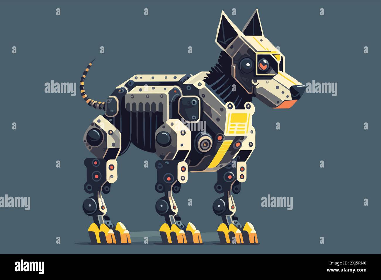 Toy robotic dog Stock Vector Images - Alamy