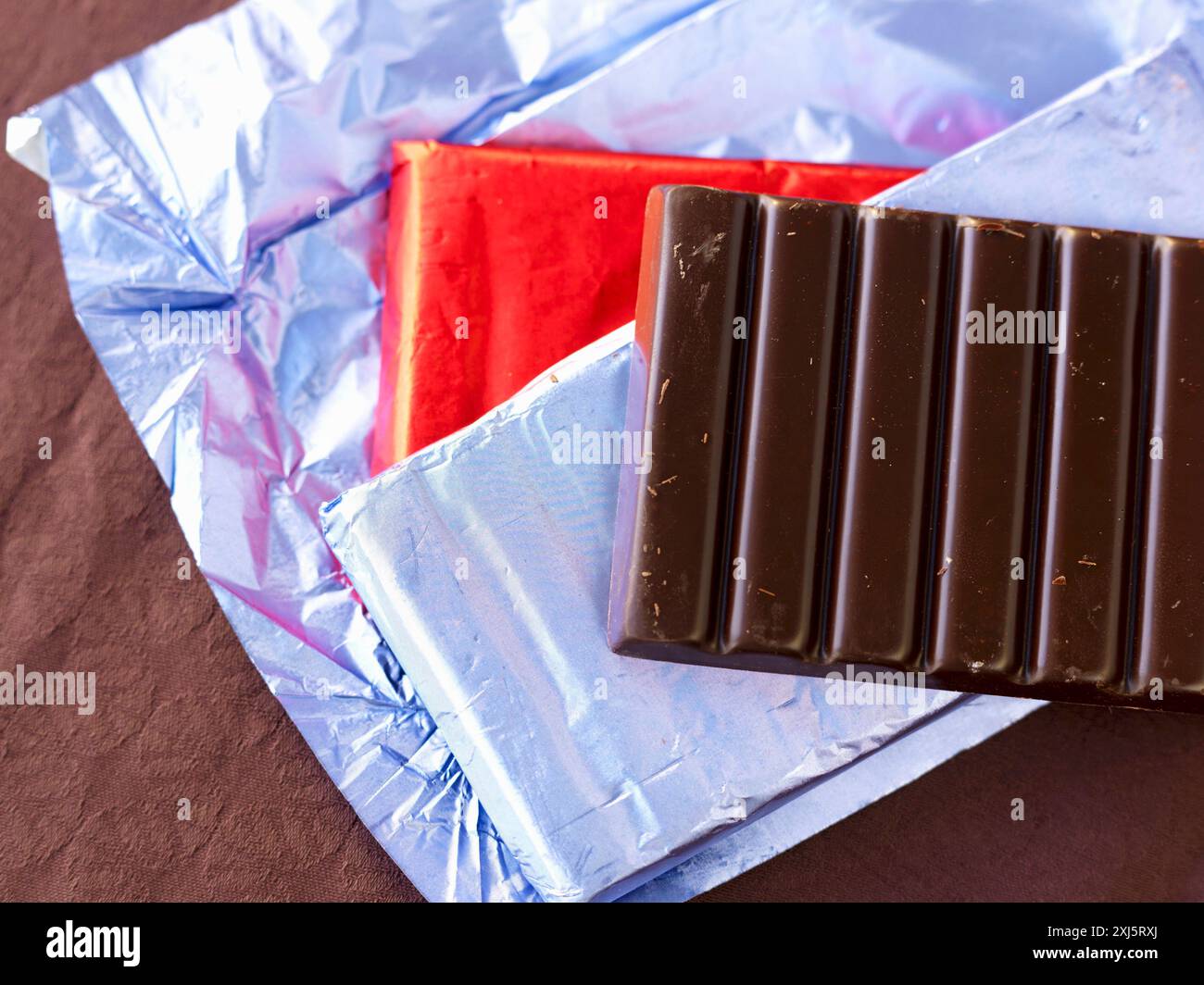 Brown chocolate bar wrapped hi-res stock photography and images - Alamy