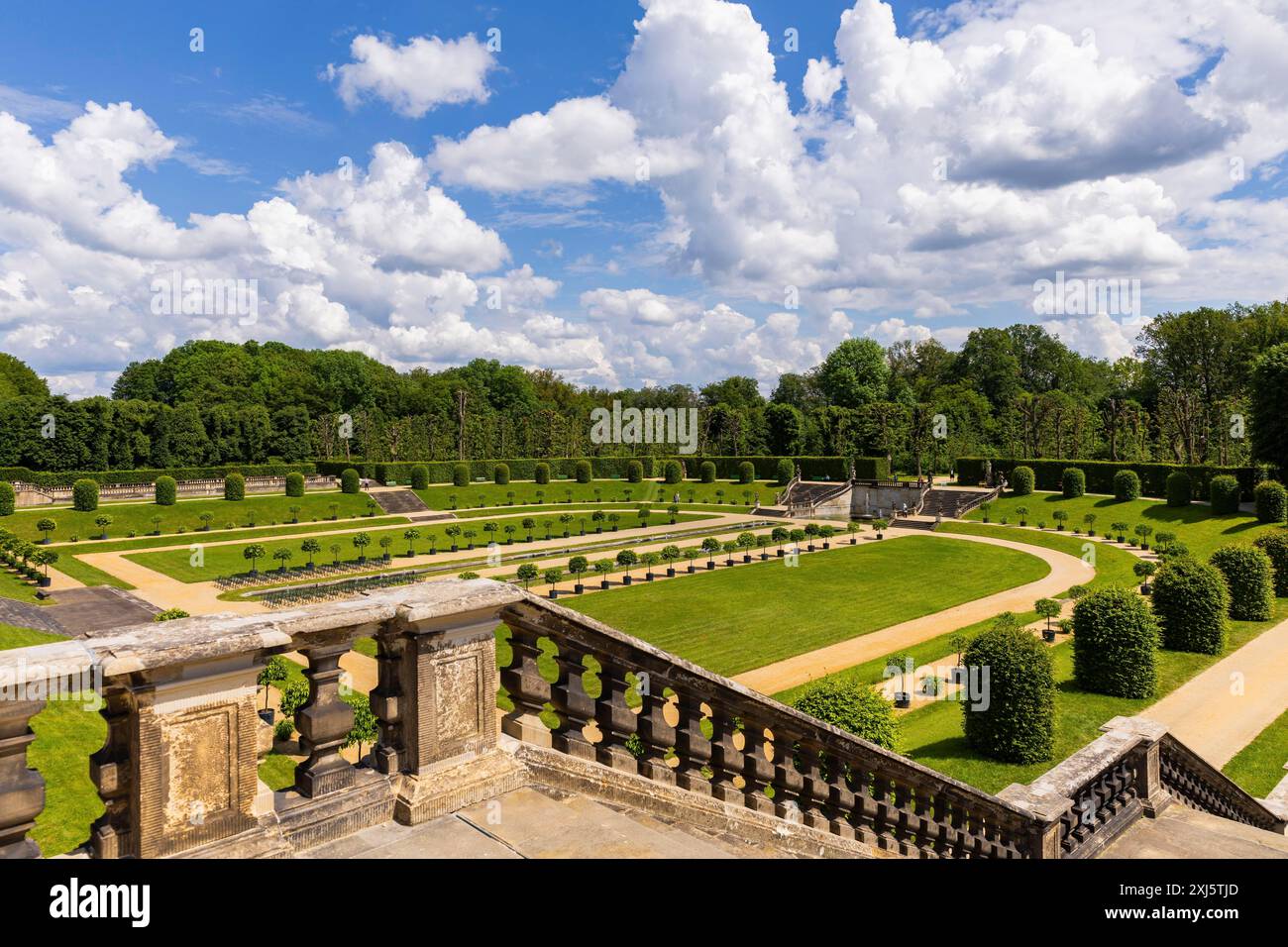 The Grosssedlitz Baroque Garden with the Friedrich Palace is located on ...