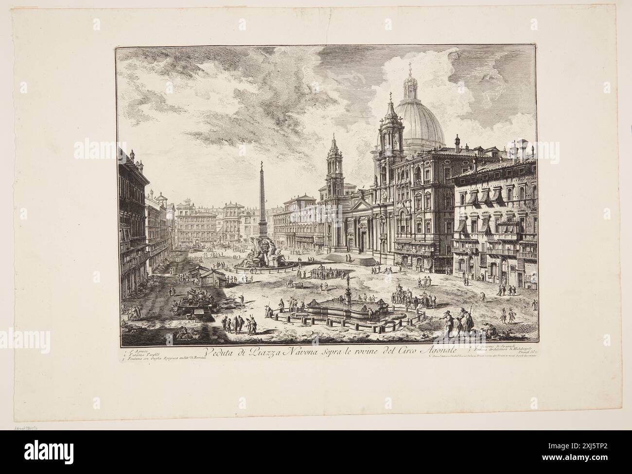 Domitian navona ruins hi-res stock photography and images - Alamy