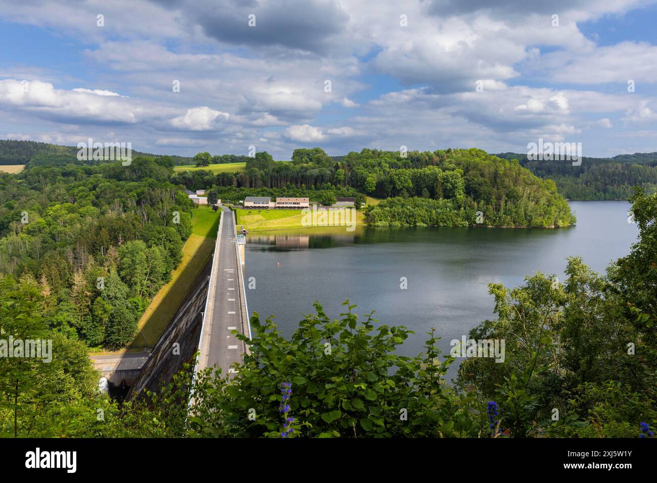 The Gottleuba Dam is a dam that impounds the river of the same name in ...