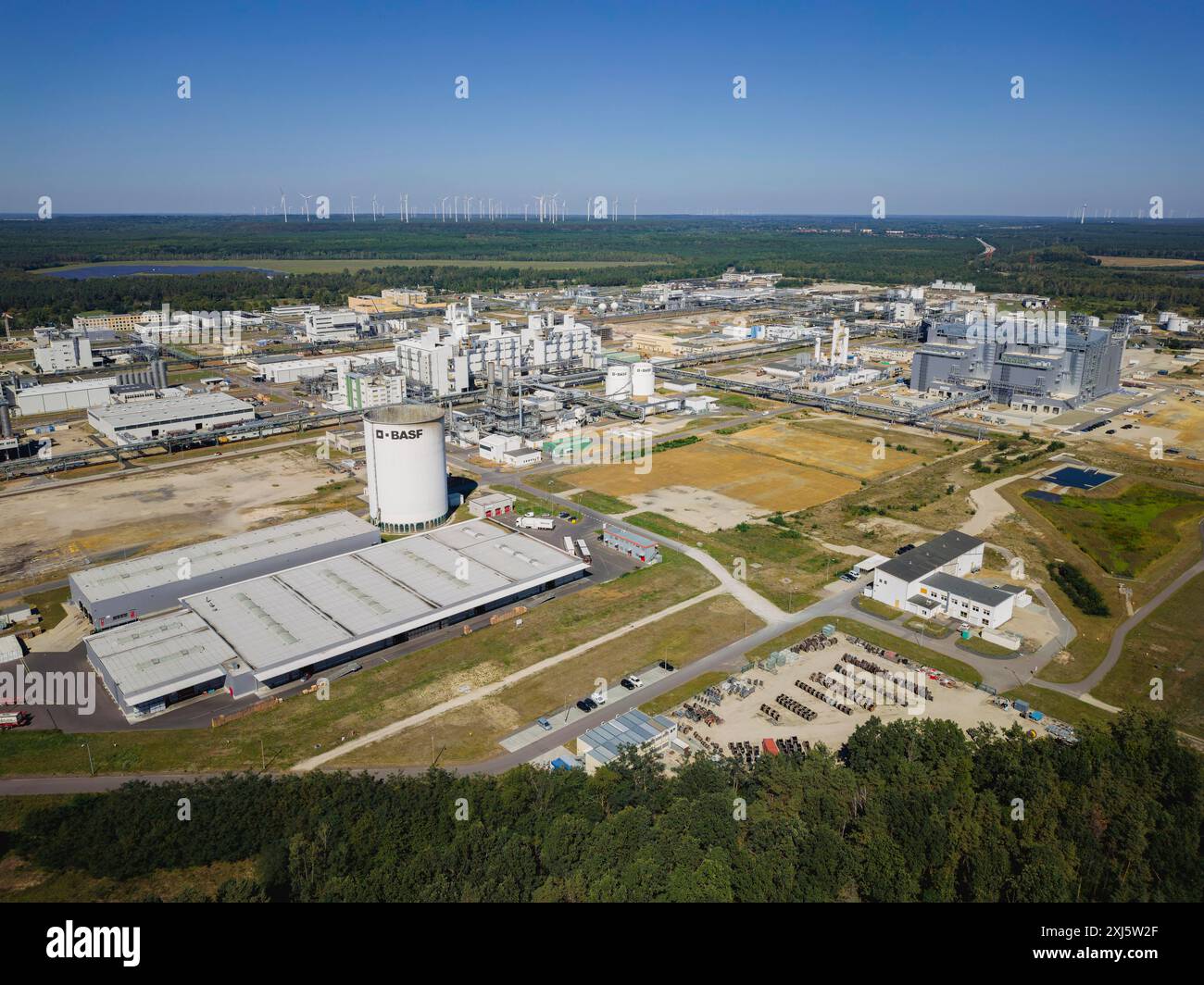 Chemical plant Schwarzheide. BASF Schwarzheide GmbH is a wholly owned subsidiary of BASF SE ...