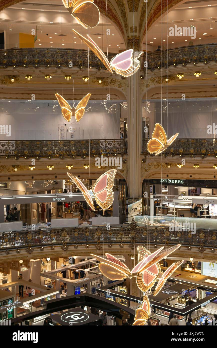Galeries Lafayette department stores', Paris, Ile-de-France, France ...