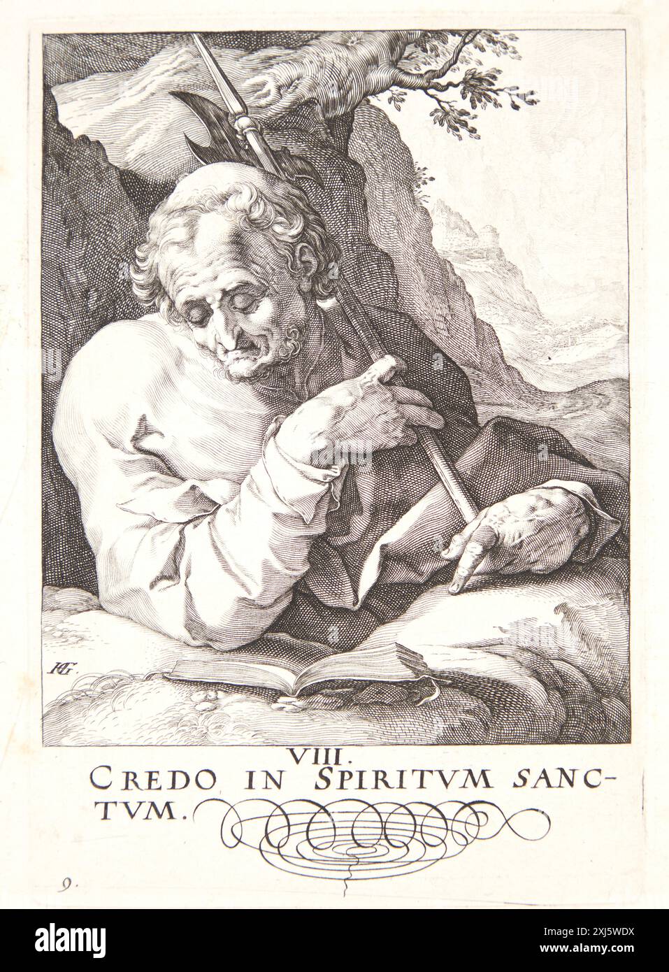 Apostle Matthew Goltzius, Hendrick 1558 - 1617 Copper engraving, Print ...