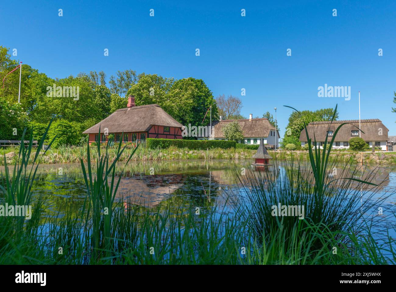 Water reed roof hi-res stock photography and images - Alamy