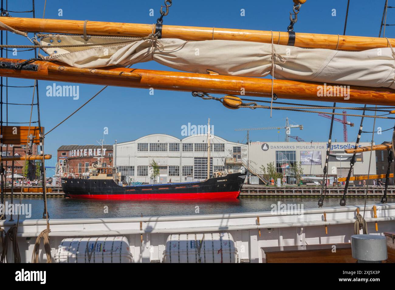 Maritime Svendborg, event hall Kammerateriet, cargo ship, tall ship ...