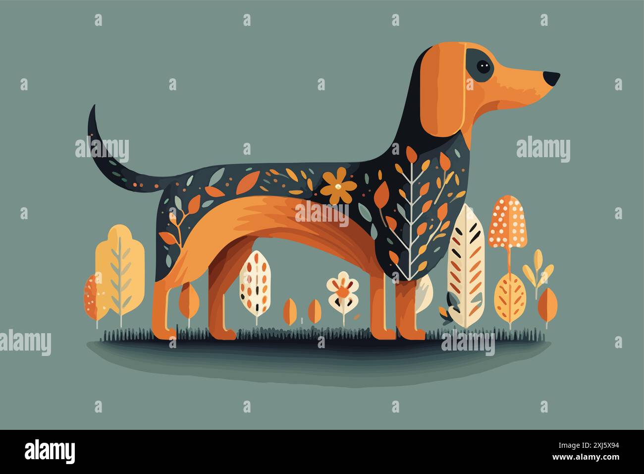 Scandinavian folk art dog hi-res stock photography and images - Alamy