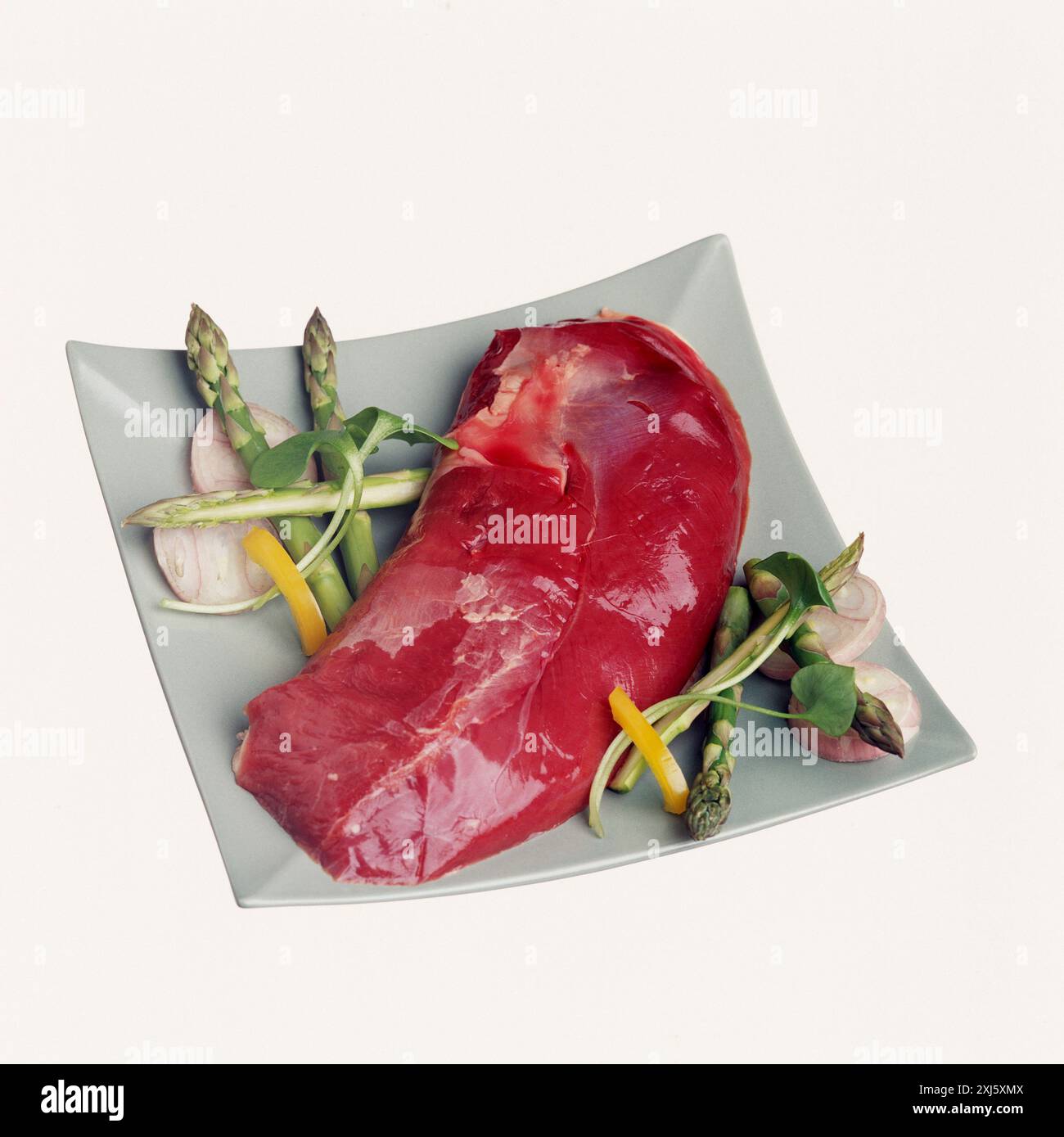 Raw rump steak beef hi-res stock photography and images - Alamy