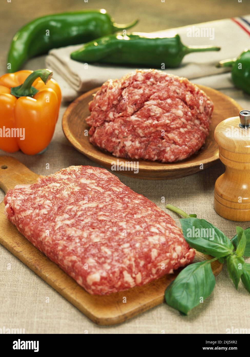 Sausage stuffing meat hi-res stock photography and images - Alamy