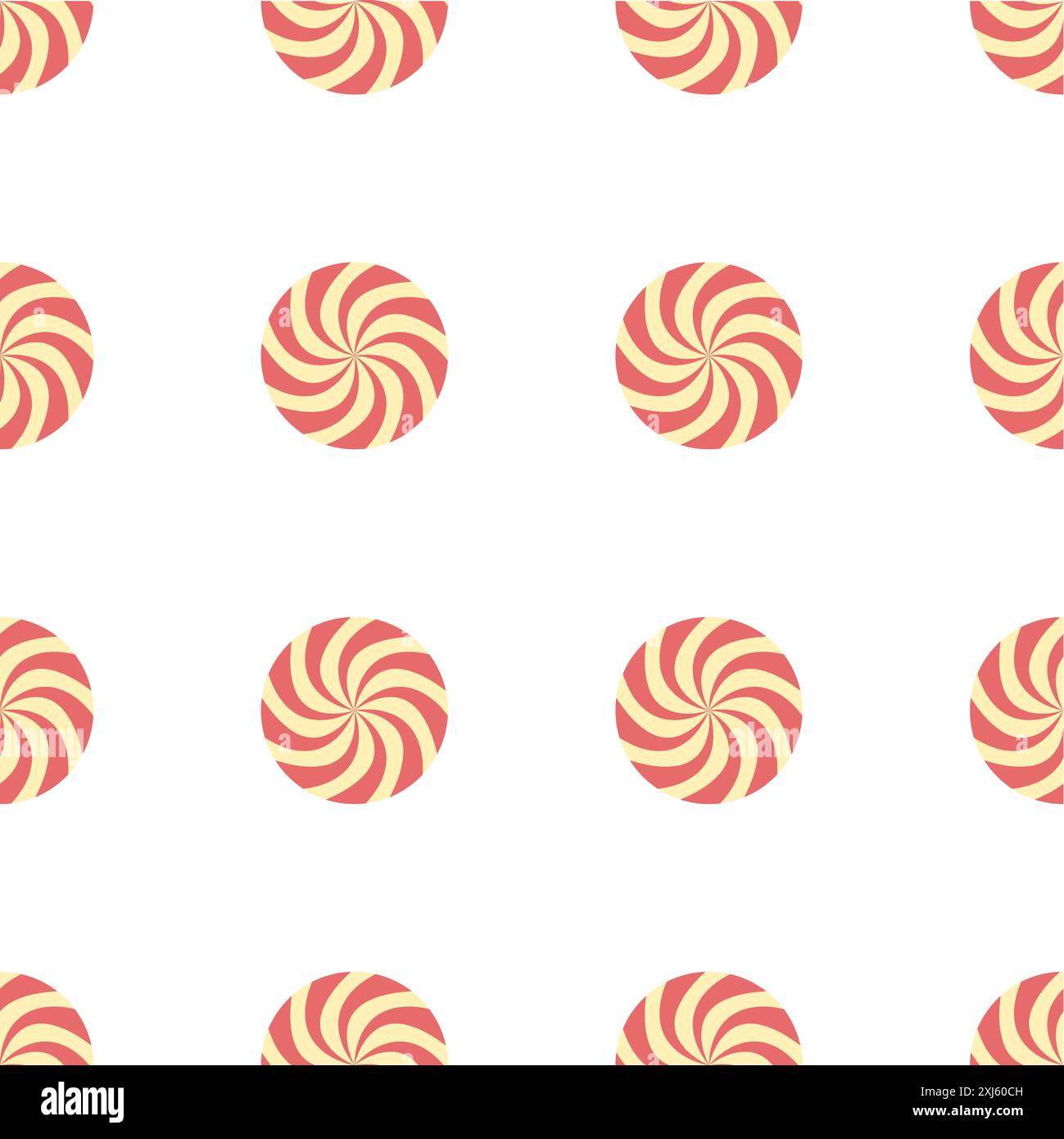 Vector candy seamless pattern. Lollipop icon that repeats endlessly ...