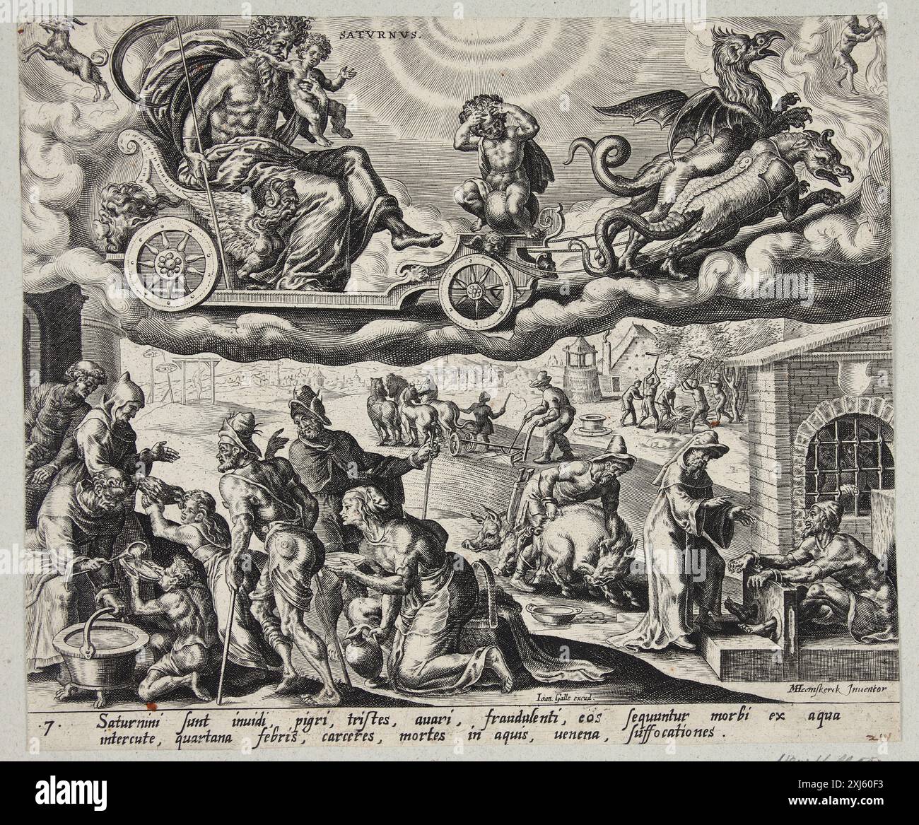 Saturn Muller, Harmen Jansz. 1536 - 1617, Heemskerck, Maarten van 1498 ...