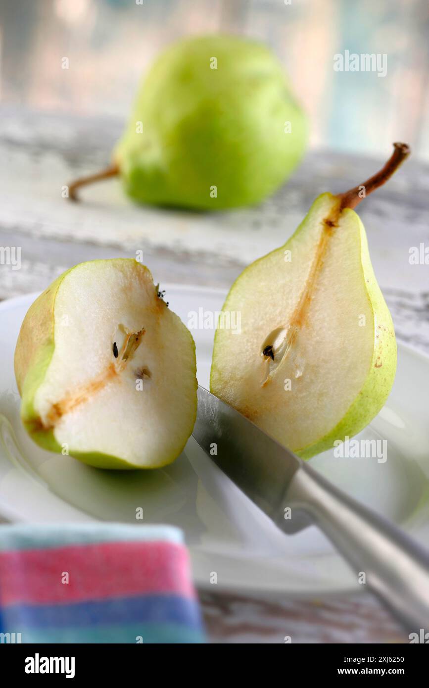 Chopped pear hi-res stock photography and images - Alamy
