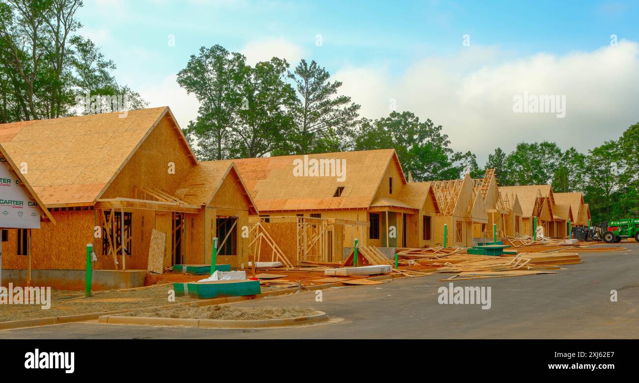 New Residential Construction of an Over-55 Community Stock Photo - Alamy