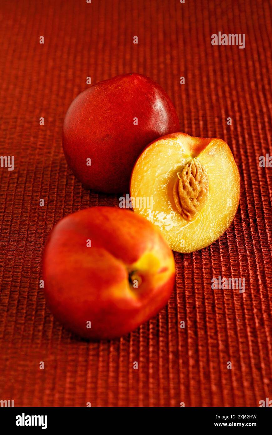 Nectarine pit hi-res stock photography and images - Alamy