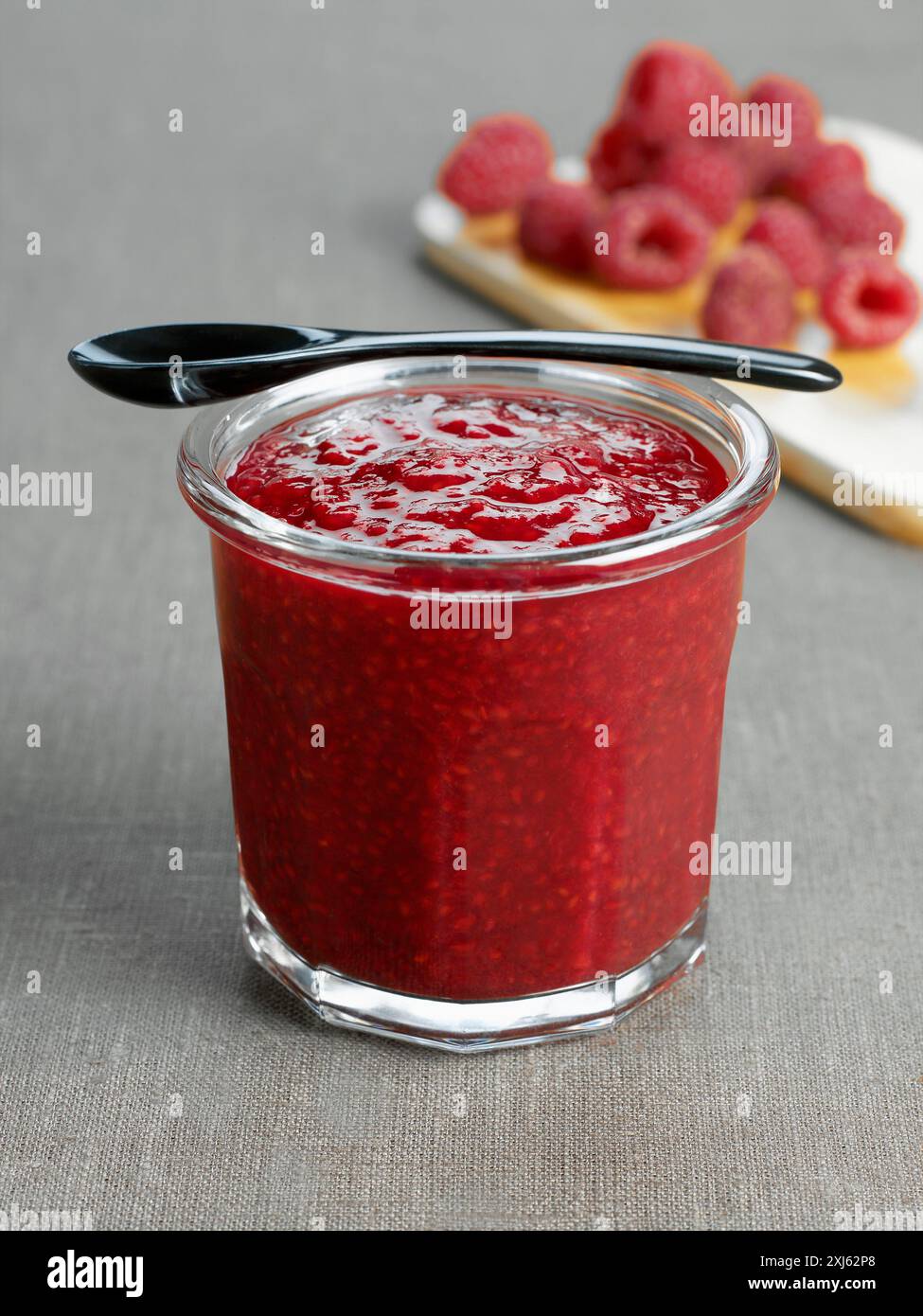 Raspberry jam home made hi-res stock photography and images - Alamy