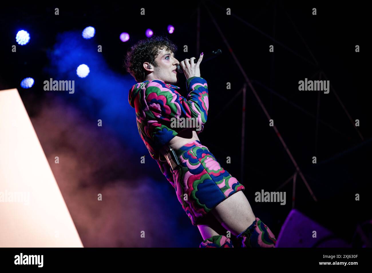 Madrid, Spain. 07th July, 2024. Swiss artist Nemo, winner of Eurovision ...