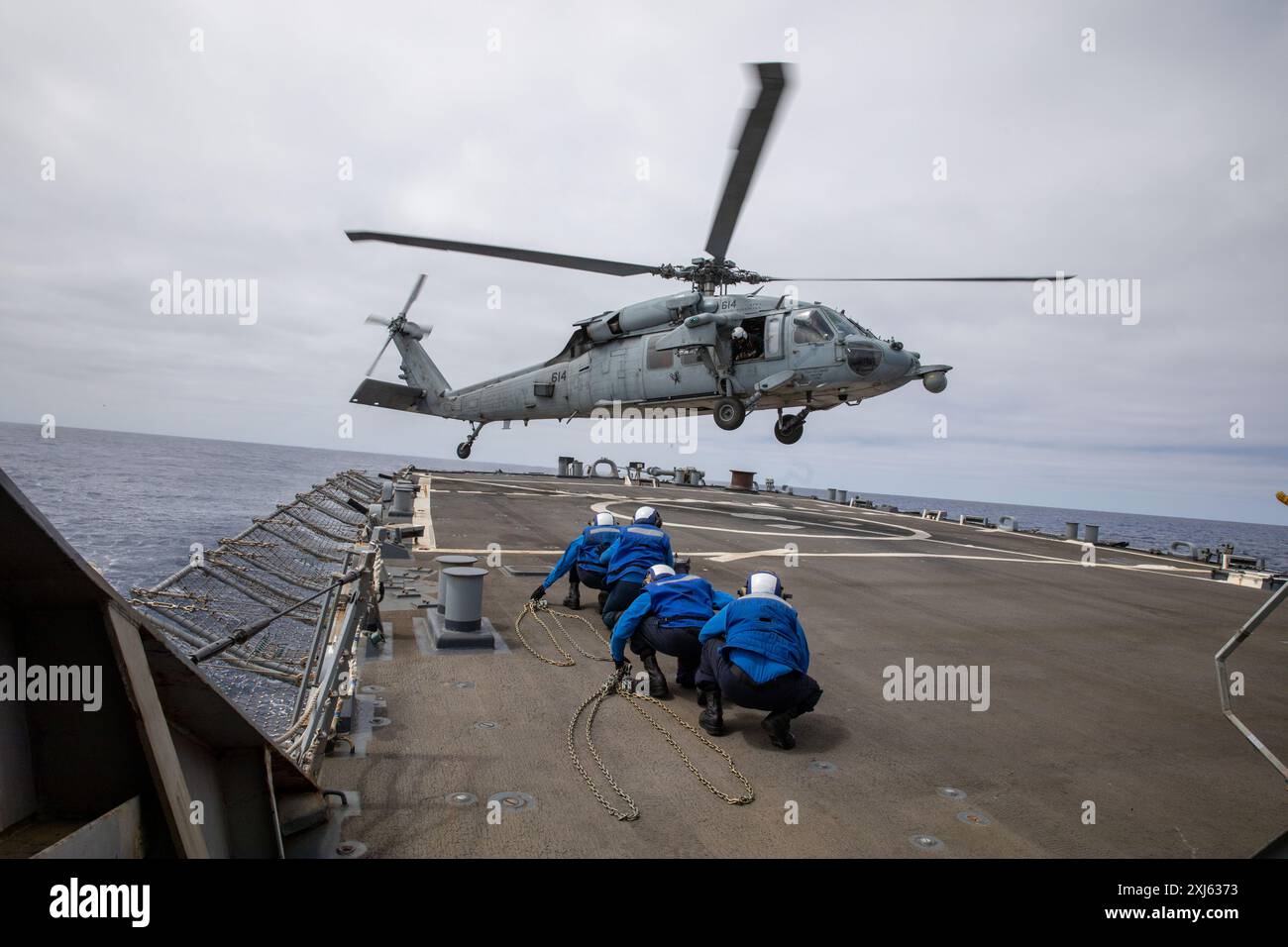 240715-N-FG645-2028 PACIFIC OCEAN (July 15, 2024) Sailors prepare for ...