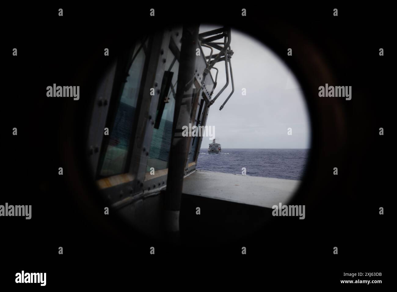 The Arleigh Burke-class guided missile destroyer USS Fitzgerald (DDG 62 ...