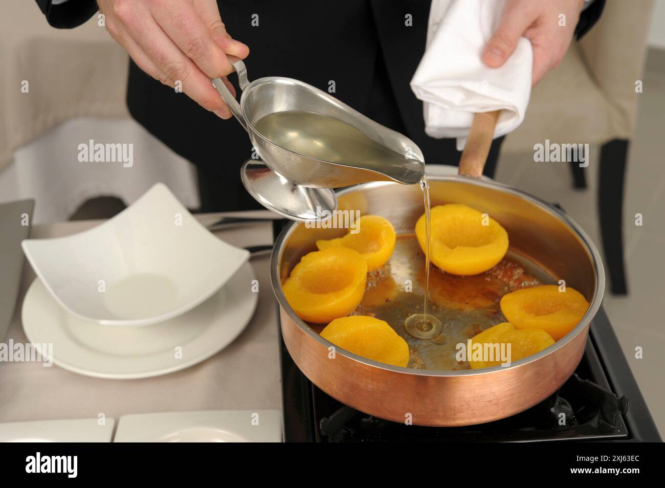Preparing peaches hi-res stock photography and images - Alamy