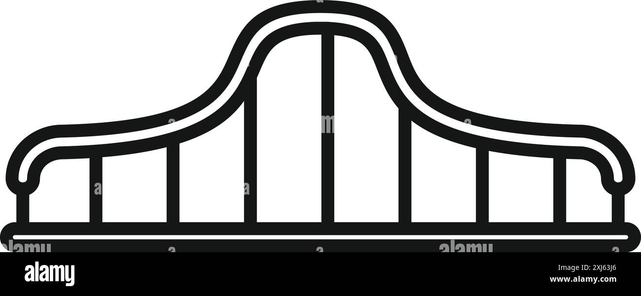 Roller coaster logo design Stock Vector Images - Alamy