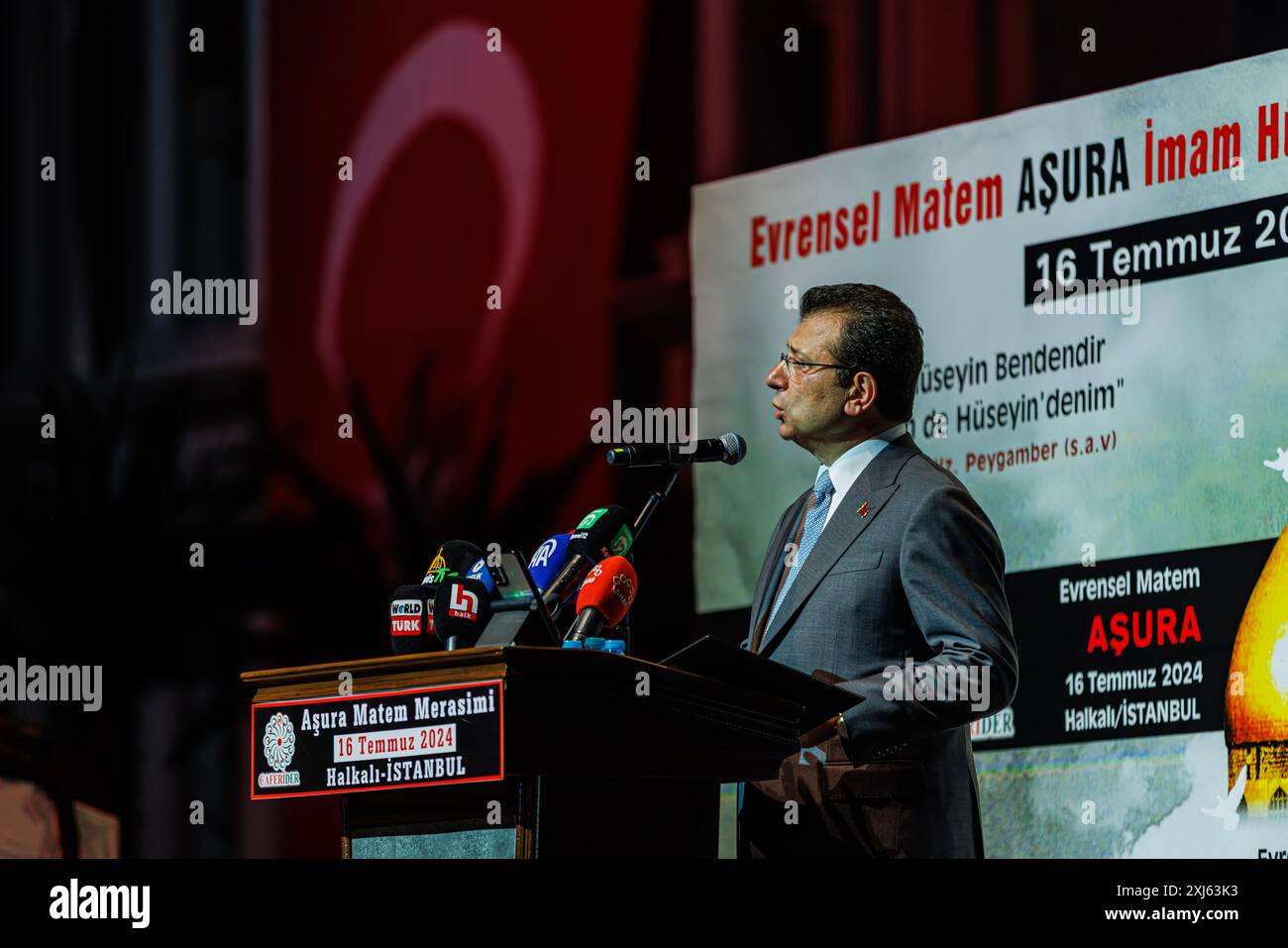 Istanbul Turkey 16 July 2024; Istanbul Metropolitan Municipality Mayor ...