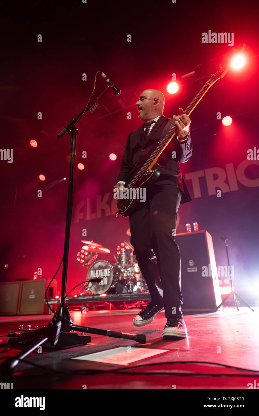 London, United KIngdom. 16th July 2024. Dan Andriano on stage with ...