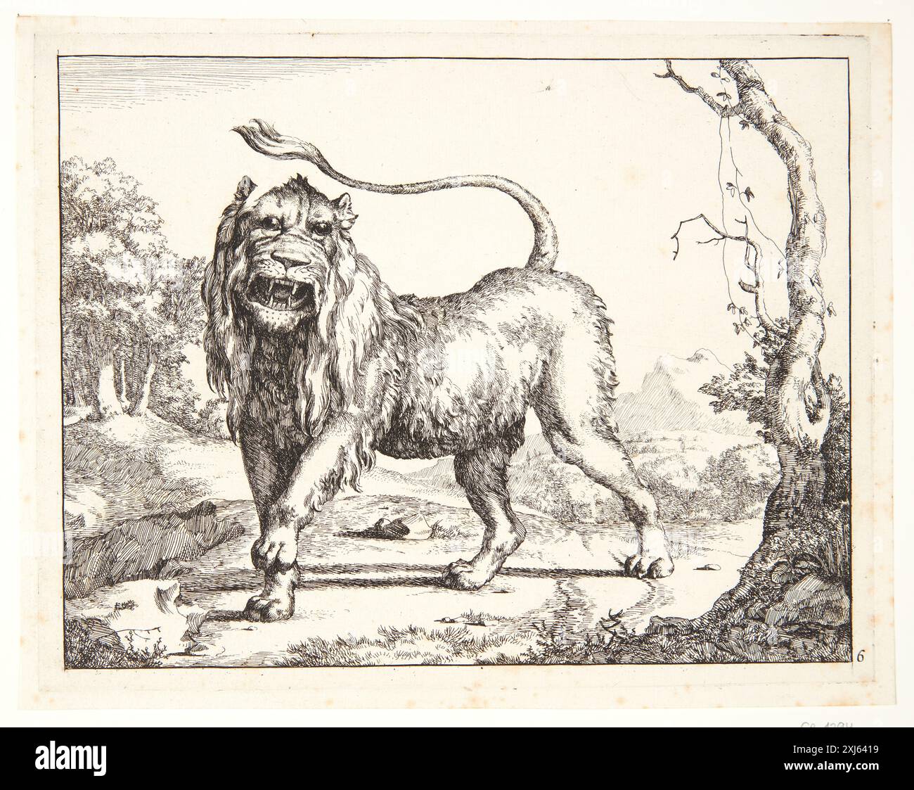 Etching by Marcus de Bye, Paulus Potter, and Nicolaes Visscher II ...